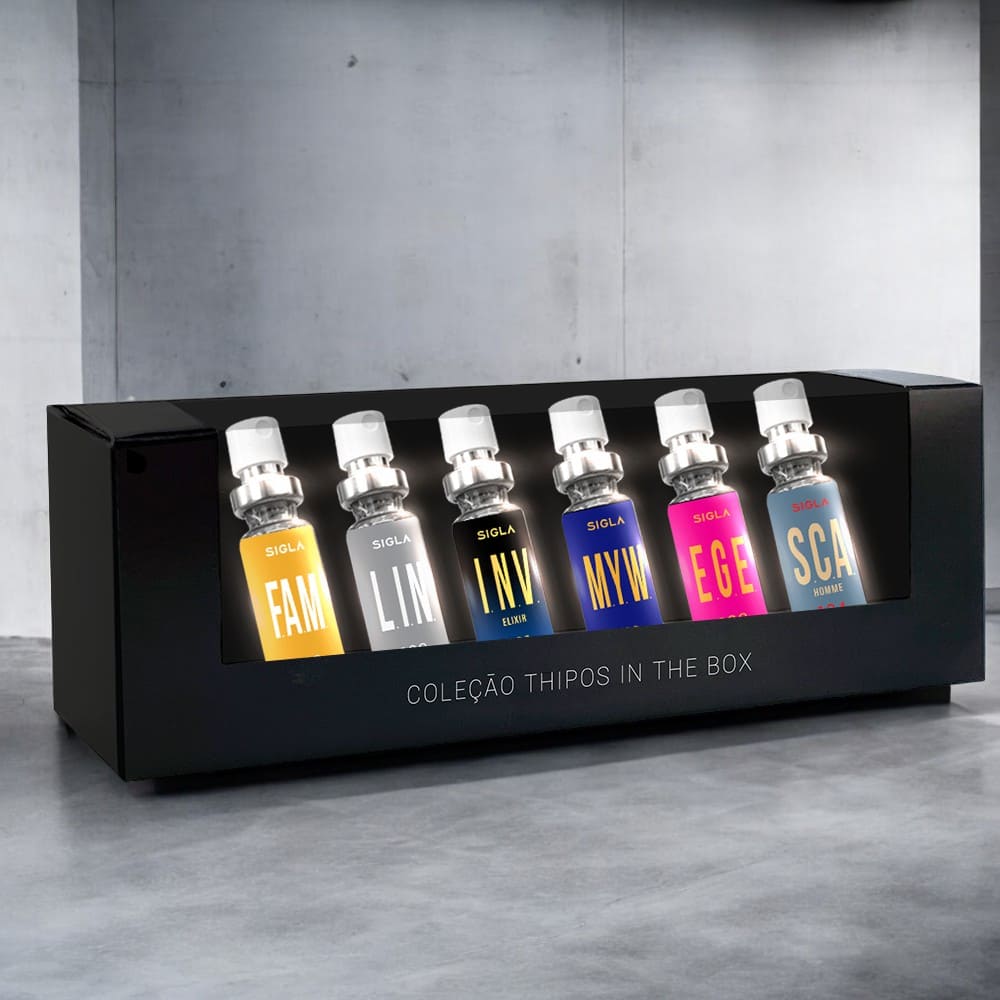 Coleção Perfumes Decants Thipos In The Box - Monte a Sua - Kosmetic